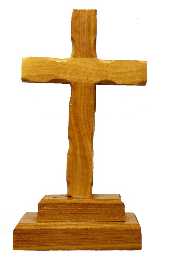 Scalloped Edge Cross OW 15cms DB152S | Educational and Religious Supplier