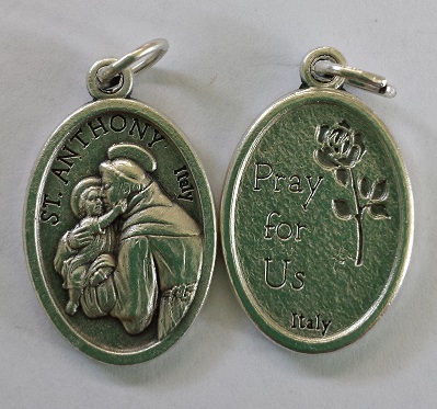 St Anthony Silver Oxide Medal | Educational and Religious Supplier