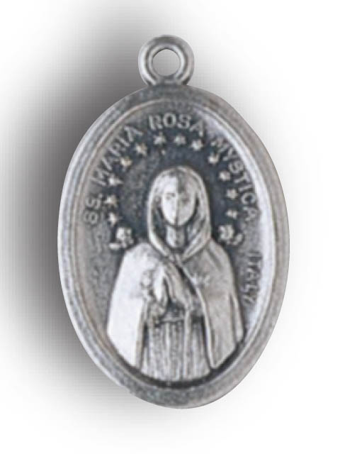 Sts Rosa and Mystica Silver Oxide Medal | Educational and Religious ...